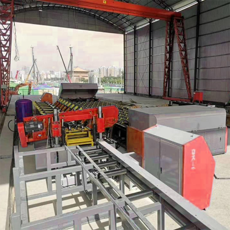 Steel Bar Saw Cutting Line - GHM MACHINE